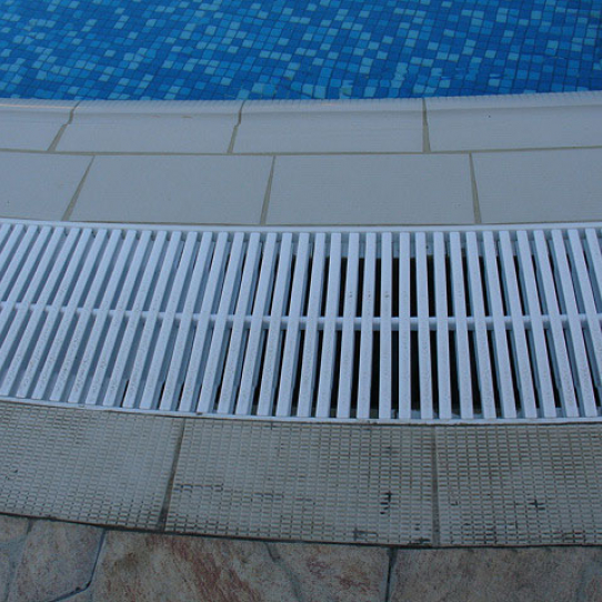 Upper Grille Overflow Pool 125 Mm - 1309, Briz 95 Ltd - Sevlievo